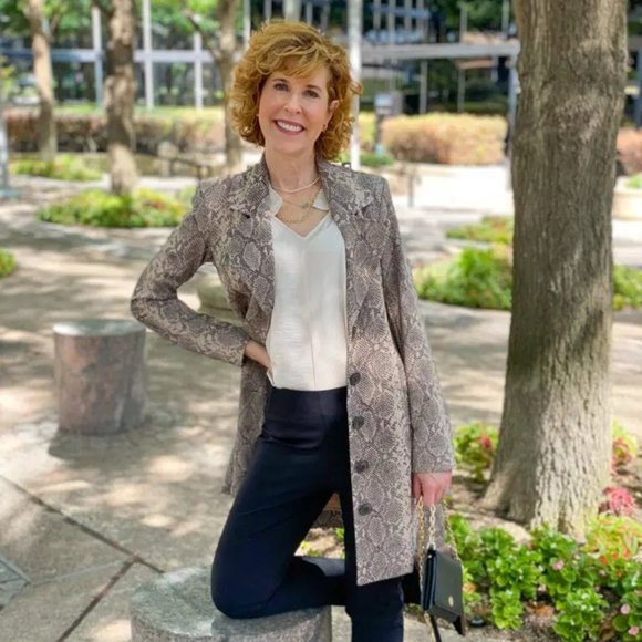 CAbi | Jackets & Coats | Cabi 414 King Cobra Coat Fall 221 Small Euc ...